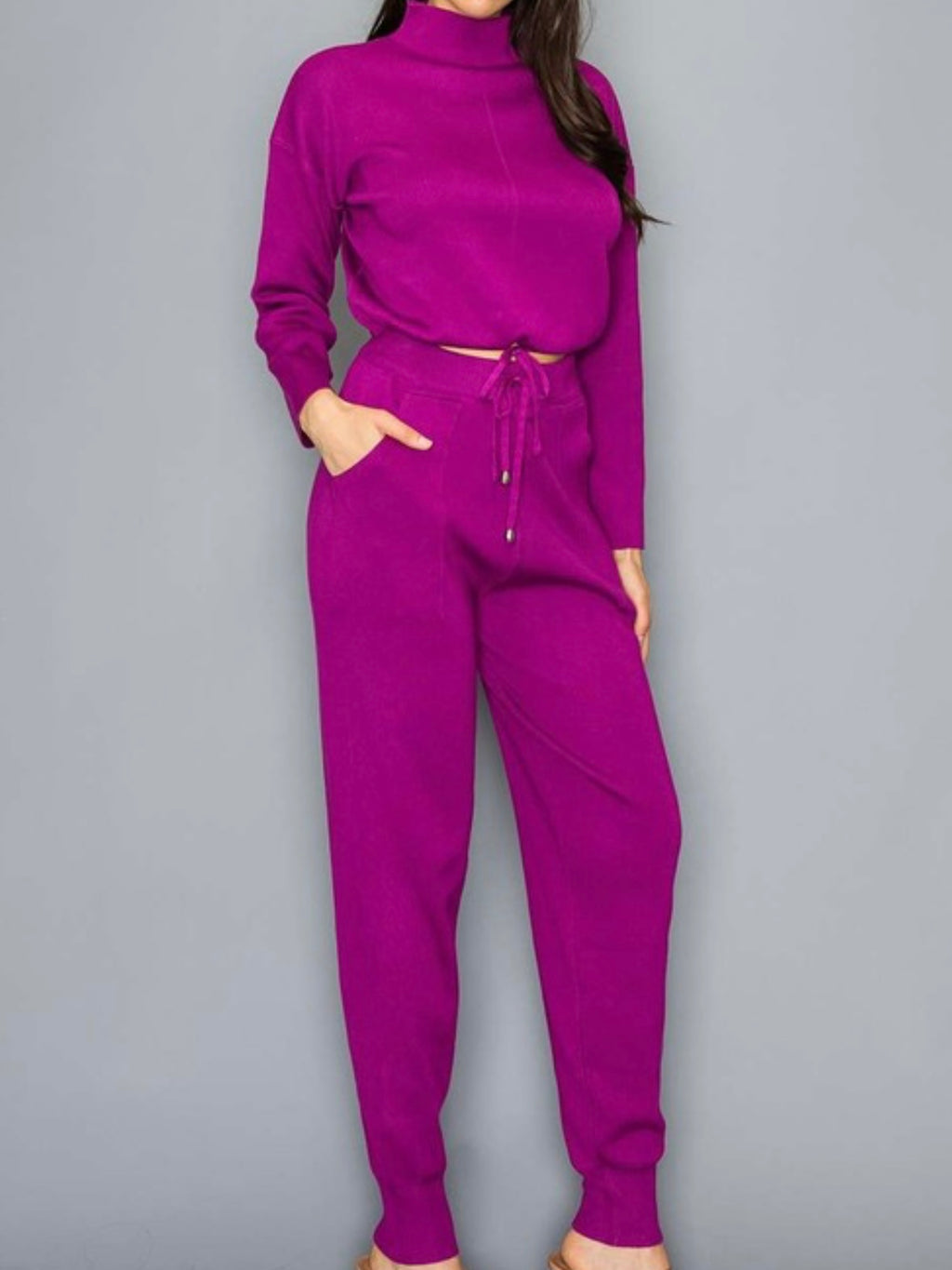 High Neck Knit Jogger Set – Ah Là Laà Lifestyle Boutique